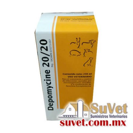 DEPOMYCIN 20/20 Suspensión acuosa inyectable frasco de 250 ml - SUVET
