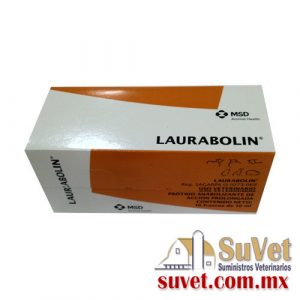 LAURABOLIN 20 mg medicamento controlado caja con 10 frascos de 10 ml ...