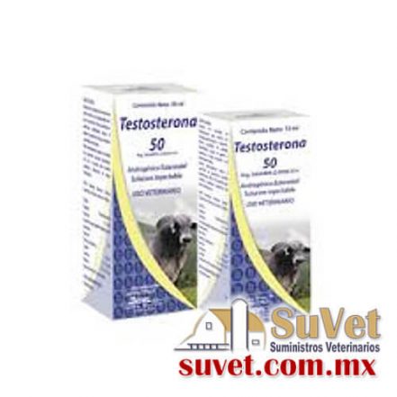 Testosterona 50 Medicamento Controlado frasco de 10 ml - SUVET