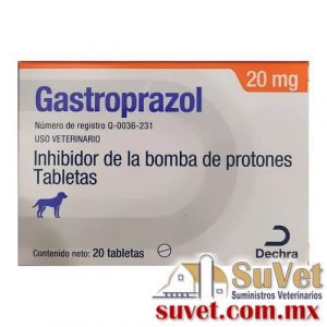 Gastroprazol con 20 tabletas de 20 mg - SUVET
