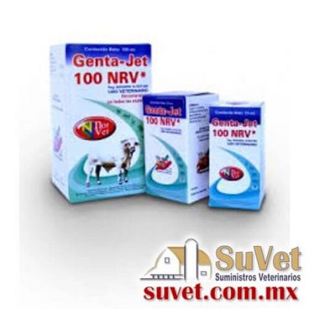 Genta-jet 100 NRV frasco de 100 ml - SUVET