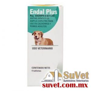 Endal Plus Sobre Pedido caja con 4 tabletas de 660 mg - SUVET