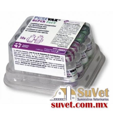 Purevax RCPCH FeLV sobre pedido y disponibilidad estuche con 10 dosis ...