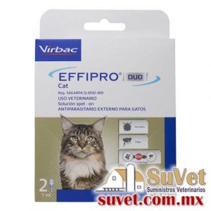 EFFIPRO DUO Cat Caja con 2 pipetas - SUVET