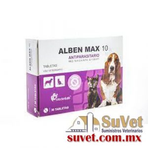Alben Max 10 Sobre pedido caja de 30 tabletas - SUVET