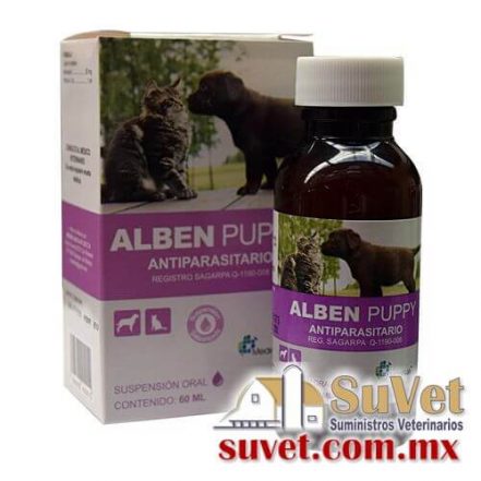 ALBEN PUPPY SUSP ORAL frasco de 60 ml - SUVET