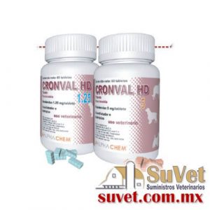 Cronval HD 1.25 mg frasco de 60 tabs - SUVET