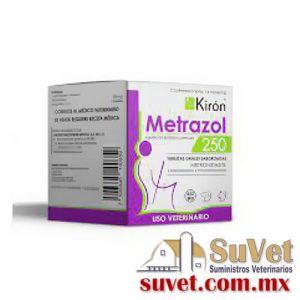 Metrazol frasco con 14 tabletas de 250 mg - SUVET