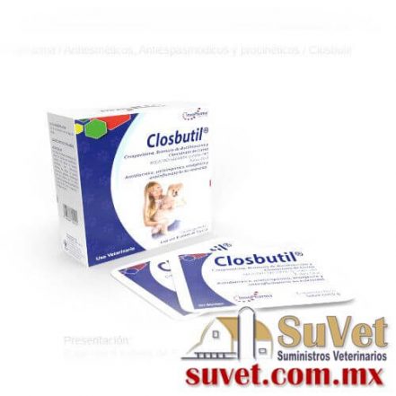 Closbutil caja con 8 sobres de 5 gr - SUVET