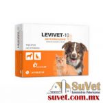 Levivet 10 Medicamento controlado caja de 30 tabletas - SUVET